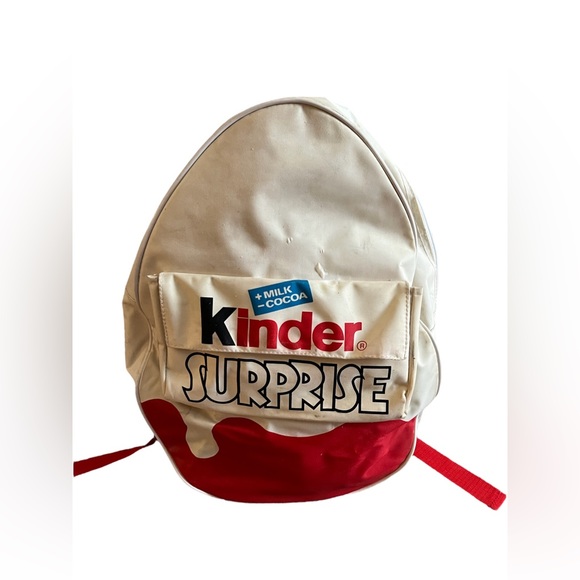 Bags | Rare Vintage Kinder Surprise Backpack Bag | Poshmark